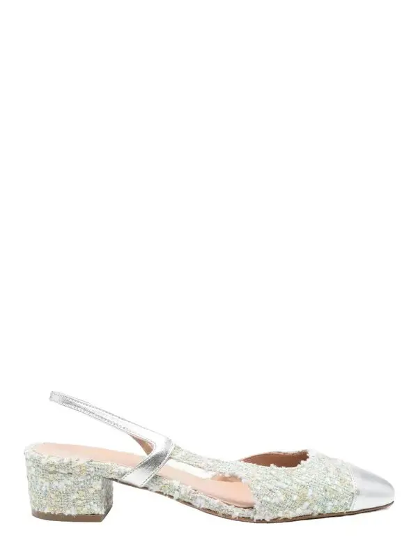 Roberto Festa Rosettee Block-heel Pumps - Blue
