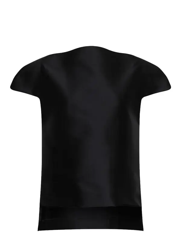 MAISON MARGIELA Cap-sleeve Top - Black