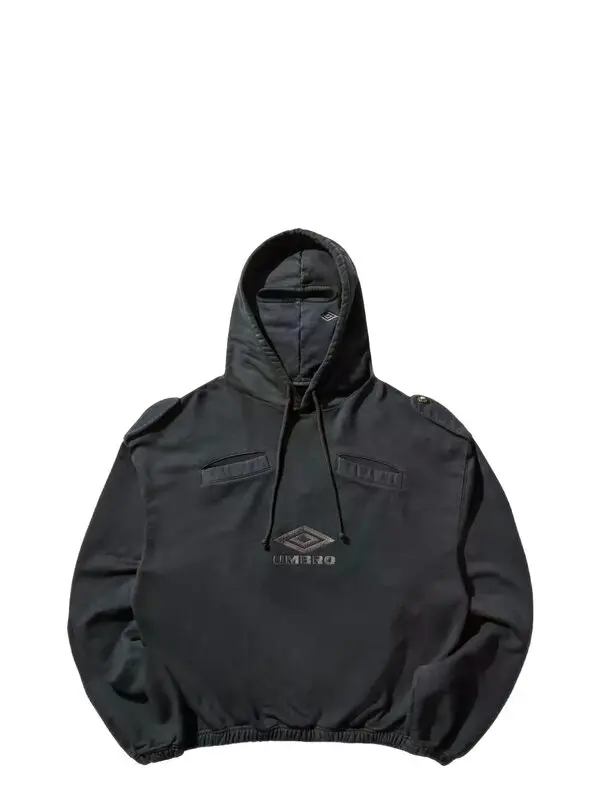 UMBRO Logo-detail Hoodie - Black