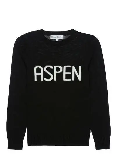 ELLSWORTH + IVEY Aspen Crewneck Sweater - Black