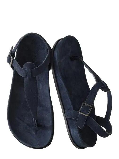 HAVEN WELL WITHIN Suede Thong Sandals - Nightfall