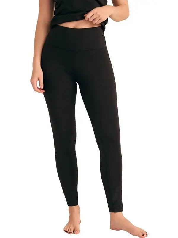 HAVEN WELL WITHIN Balance Organic Cotton Leggings - Black
