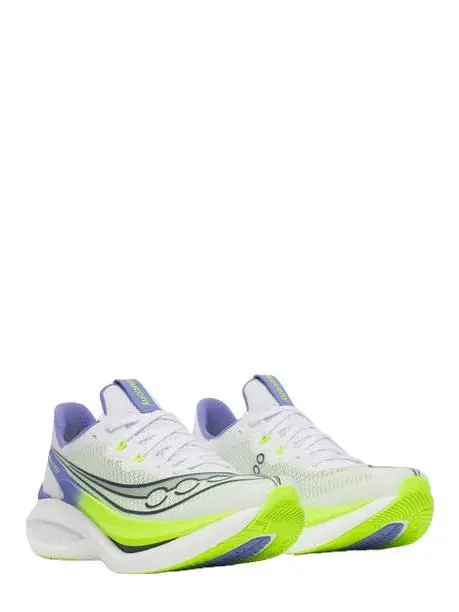 Saucony Endorphin Pro Racing Shoe - White/iolite