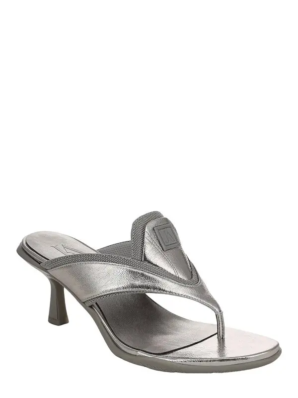 Naturalizer X June Ambrose Ravyn Heeled Sandals - Soft Pewter