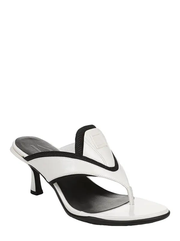 Naturalizer X June Ambrose Ravyn Heeled Sandals - Warm White/silver/black