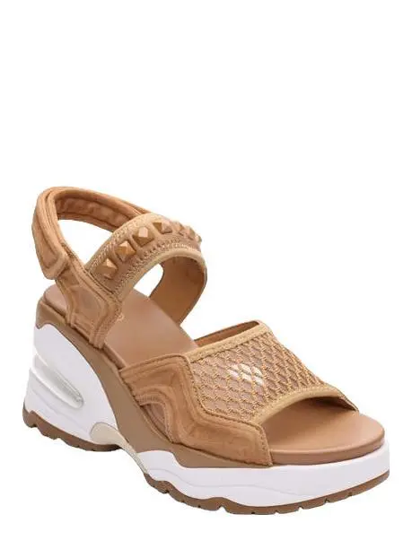 Ash Diva Slingback Platform Sandal - Mocha Mousse