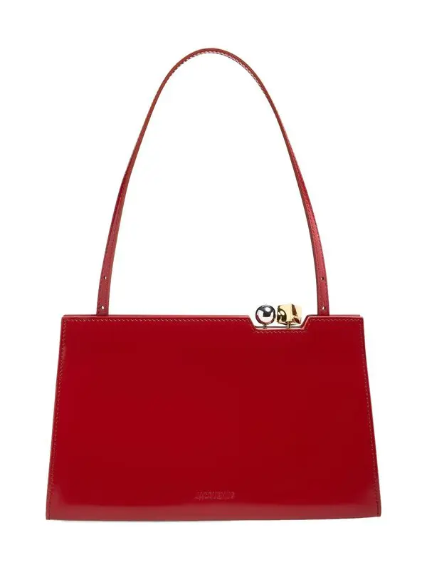 Jacquemus La Pochette Salon Leather Handbag - Red 470