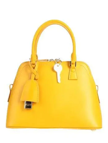 MAISON MARGIELA Handbag In Leather With Shoulder Strap - Yellow