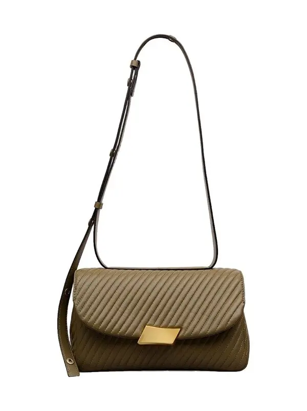 RADLEY The Belsize Quilt Flapover Crossbody Bag - Acorn