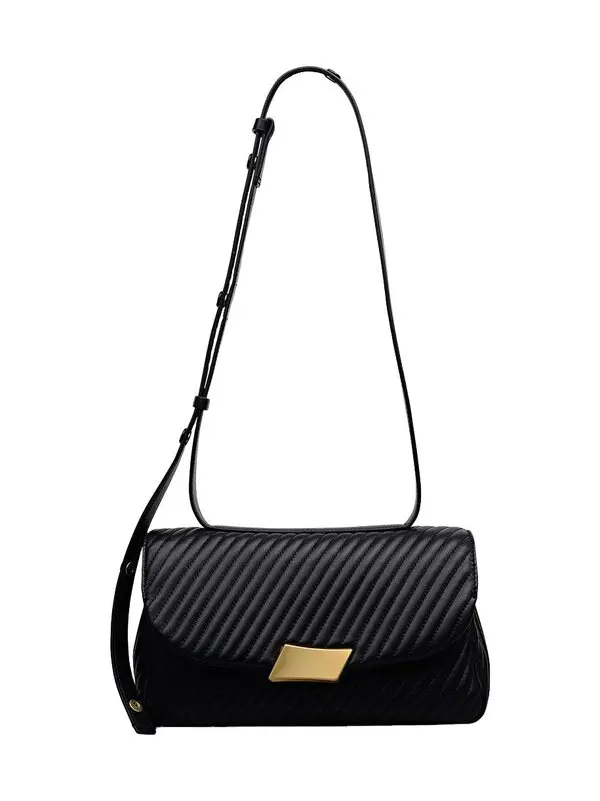 RADLEY The Belsize Quilt Flapover Crossbody Bag - Black