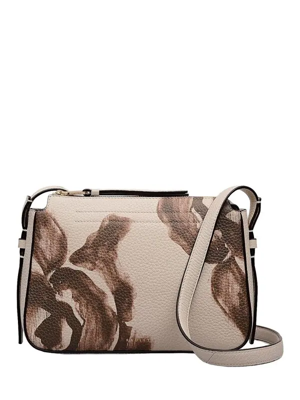 RADLEY Oak Street Floral Ziptop Crossbody Bag - Salt