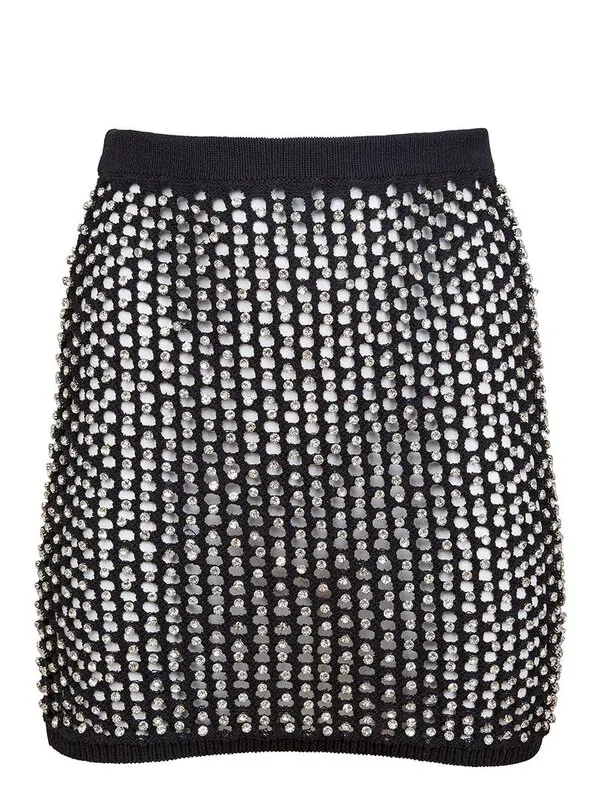 FLEUR DU MAL Spotlight Mini Skirt - Black