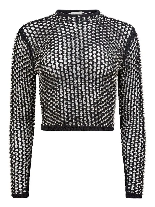 FLEUR DU MAL Spotlight Long Sleeve Top - Black