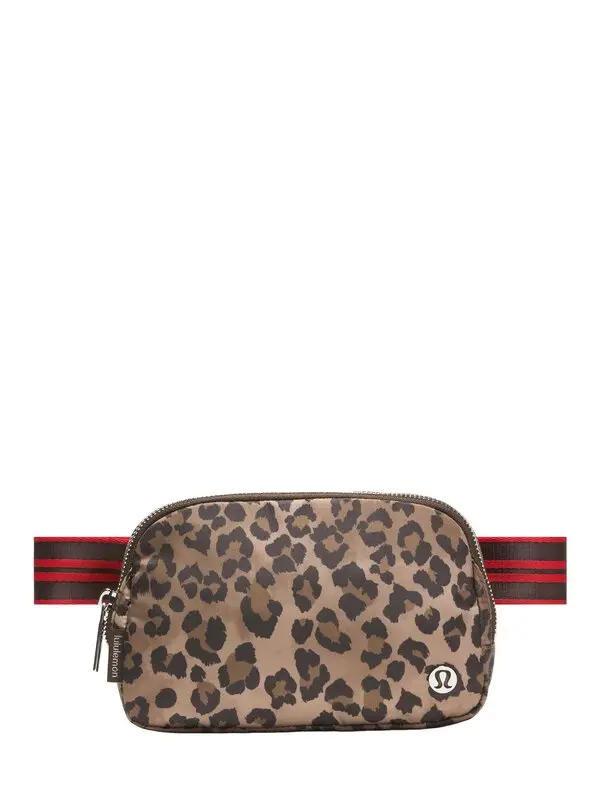Lululemon Everywhere Belt Bag 1l - True Leopard Multi/oxford Red/walnut Crunch/silver