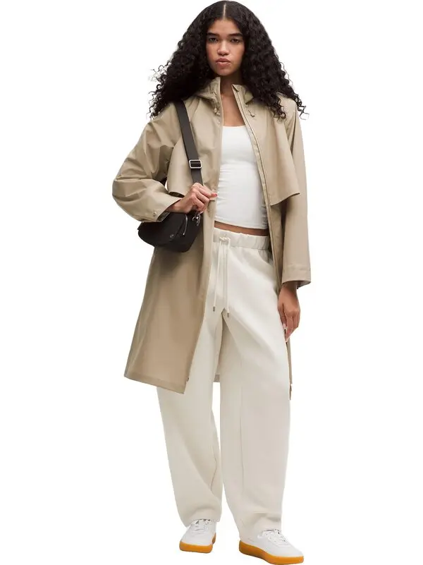 Lululemon Cinch-waist Rain Coat - Wacky Khaki