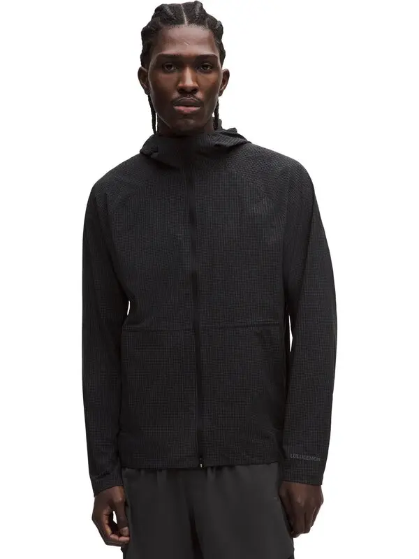 Lululemon Pace Breaker Ripstop Jacket - Black/feather Grey