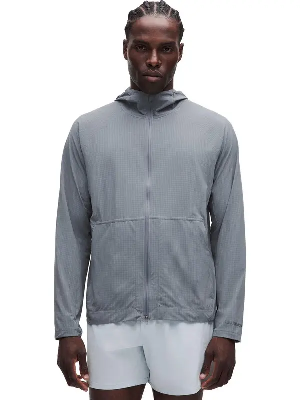 Lululemon Pace Breaker Ripstop Jacket - Solar Grey/starch Blue