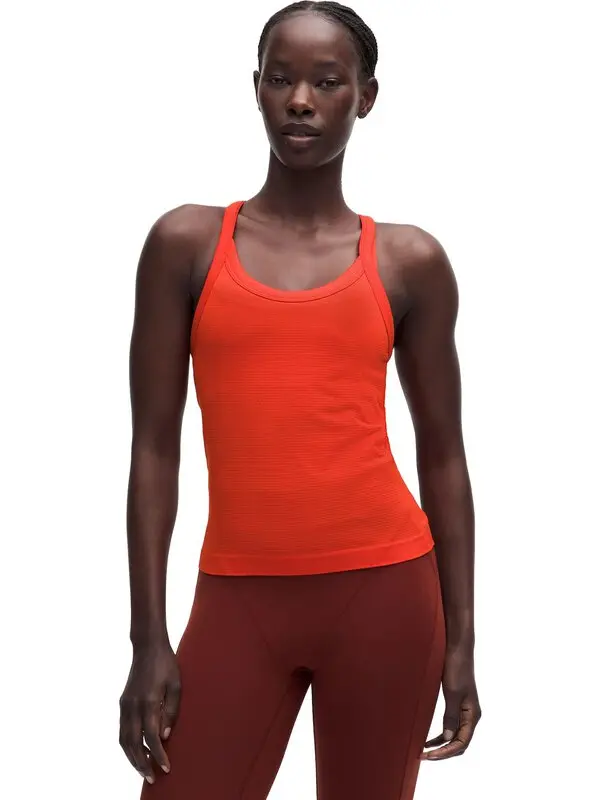 Lululemon Swiftly Cami Tank Top - Cherry Ember/cherry Ember