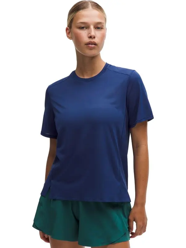 Lululemon Fast And Free Short-sleeve Shirt - Clubhouse Blue