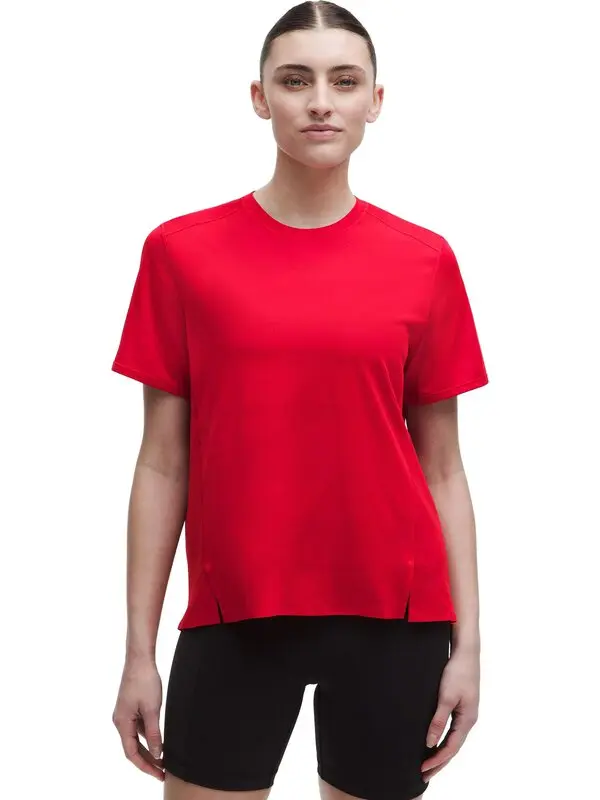 Lululemon Fast And Free Short-sleeve Shirt - Oxford Red