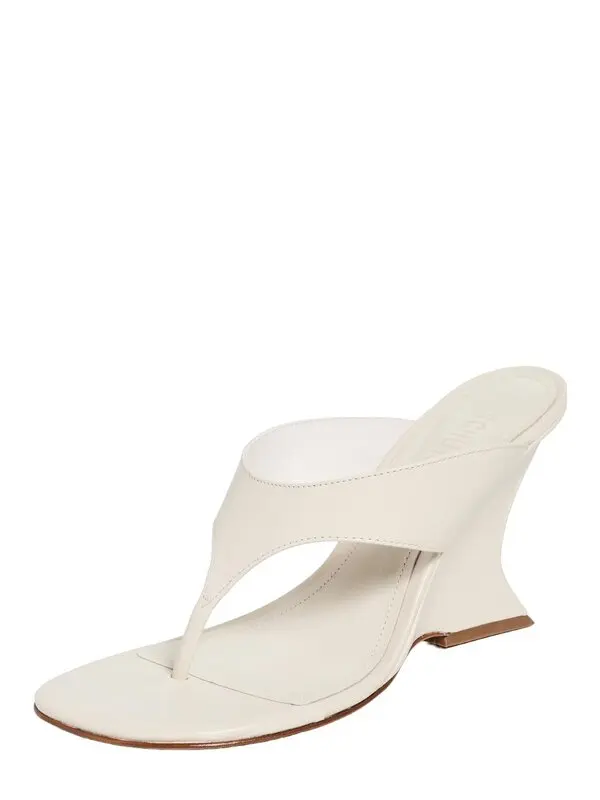 Schutz Maya Sandals - Sugar White