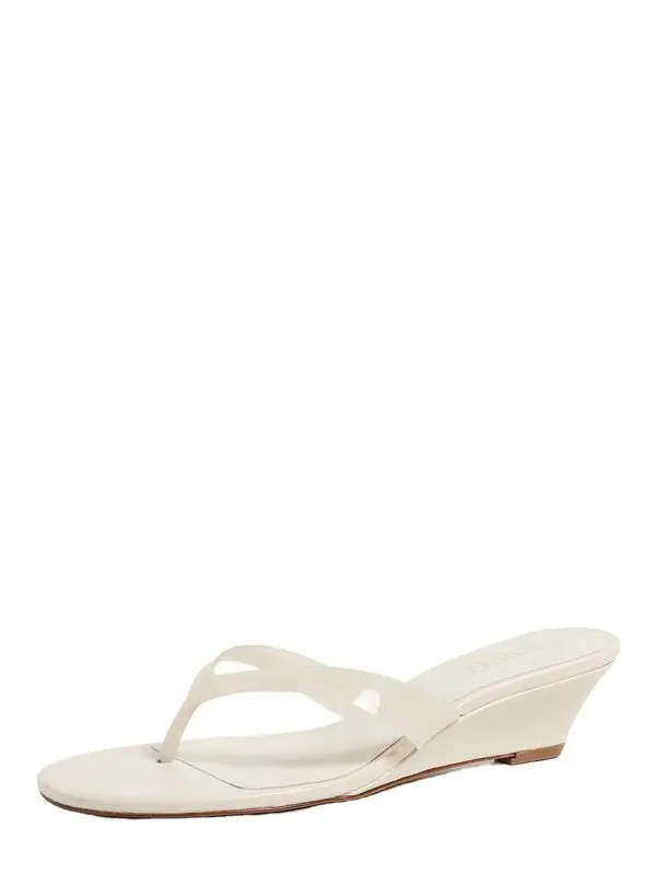 Schutz Roslyn Jelly Wedges - Sugar White