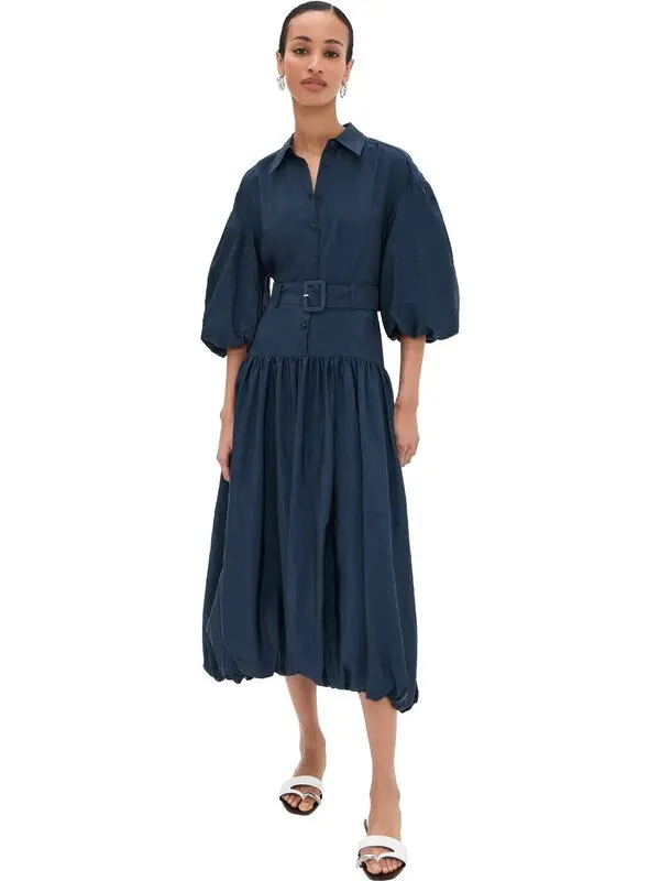 Cinq À Sept Daliah Midi Dress - Navy