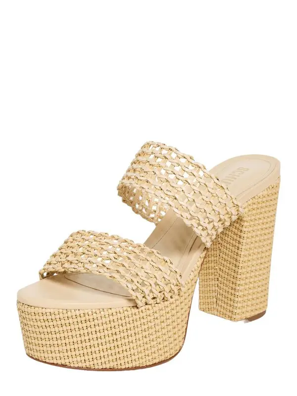Schutz Aberdeen Sandals - Natural