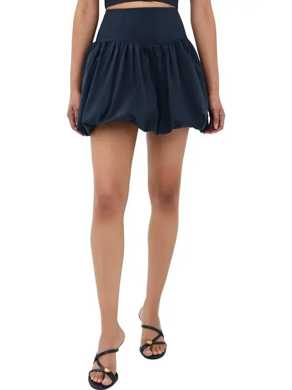 Simkhai Pippa Mini Skirt - Midnight