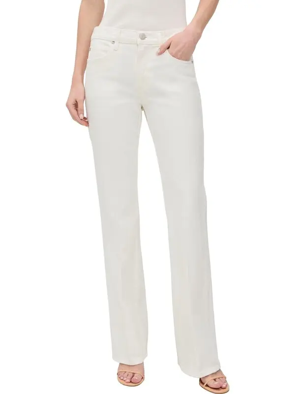 AMO Marcenia Straight Leg Jeans - Eggshell