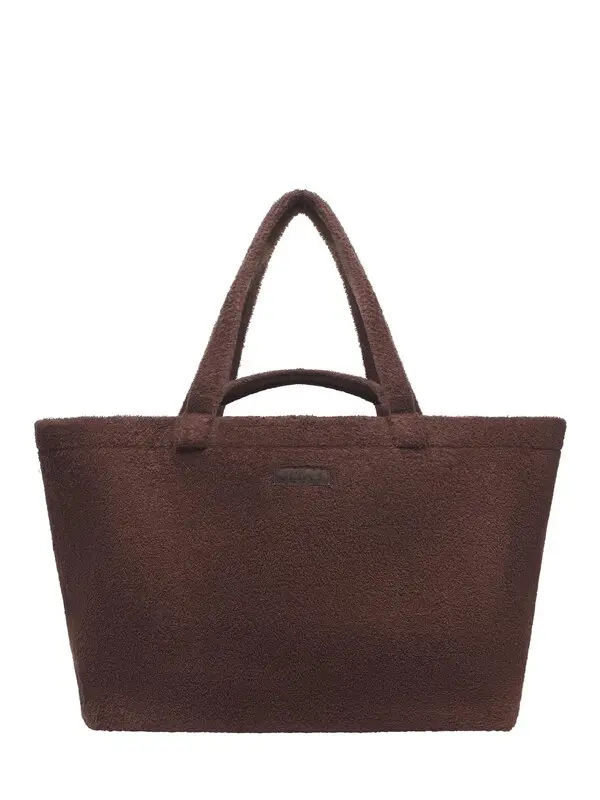 SKIMS Jumbo Terry Tote - Dark Sepia