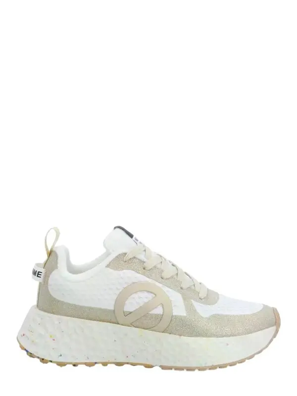 NO NAME Logo Patch Sneakers - White