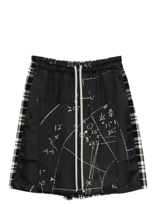 Rick Owens Elasticated-waistband Kilt Shorts - Black