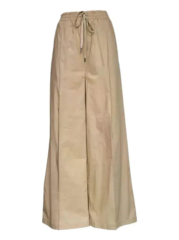 DEPARTMENT 5 Sly Drawstring Palazzo Pants - Neutrals