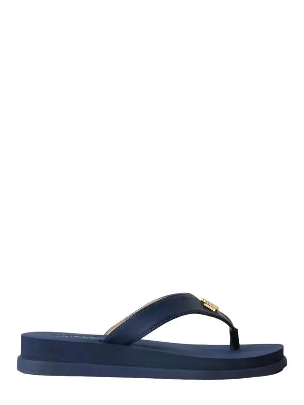 Polo Ralph Lauren Logo Plaque Sandals - Blue