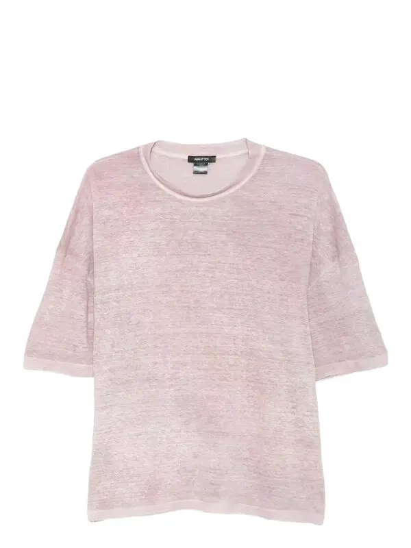 Avant Toi Short-sleeve Crew-neck T-shirt - Pink
