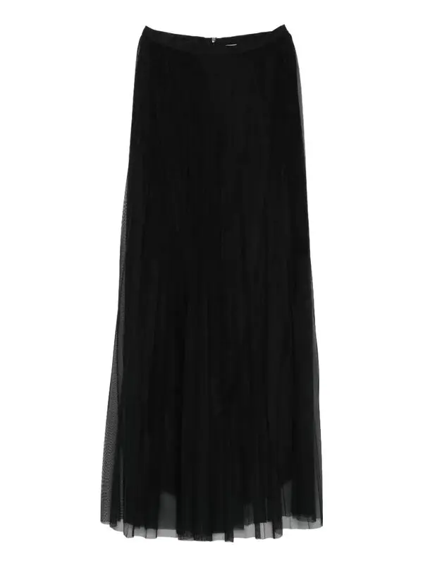 FORTE_FORTE A-line Maxi Skirt - Black
