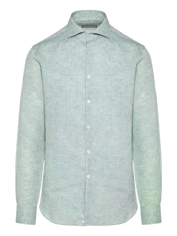 Canali Buttoned Shirt - Green