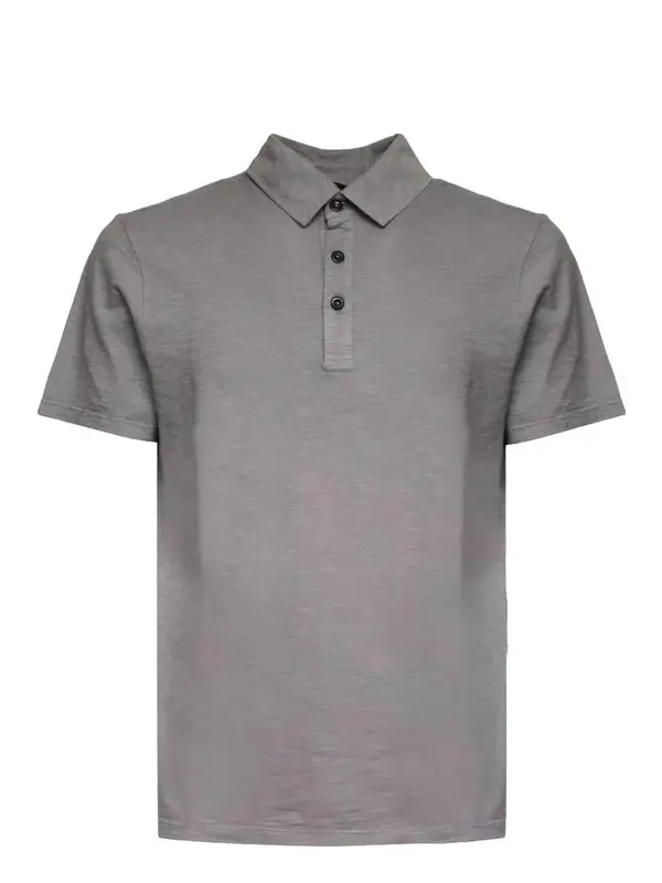 DONDUP Buttoned Polo Shirt - Grey