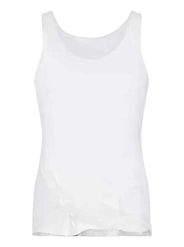 MAISON MARGIELA Cotton Tank Top - White