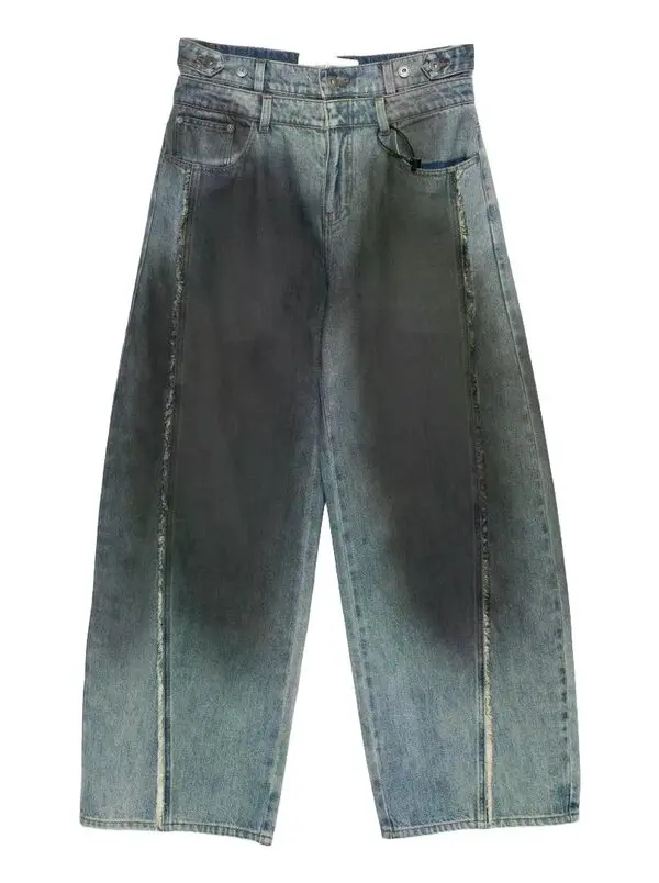 FENG CHEN WANG Wide Leg Trousers - Black