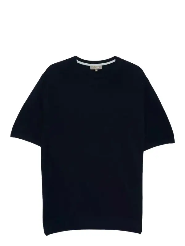 N.peal Piqué Top - Blue