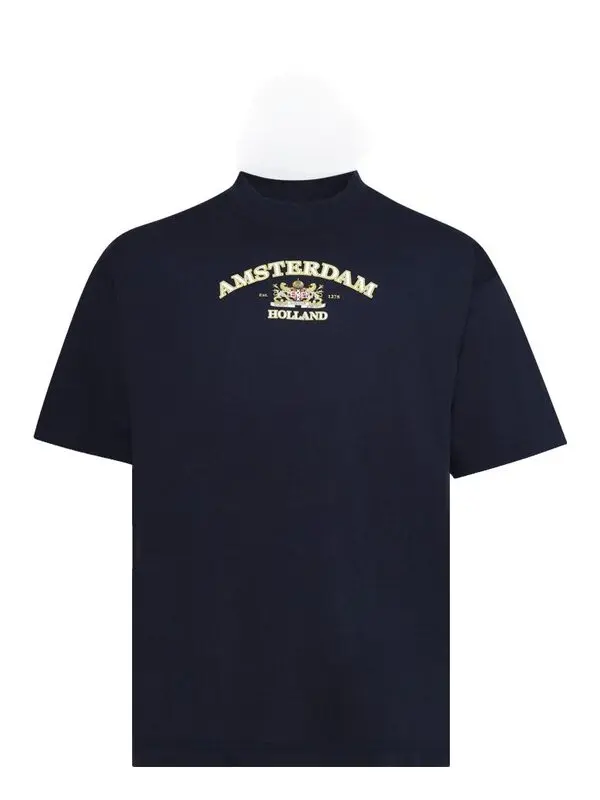 Vetements Holland Tourist Tee Washed-out - Navy