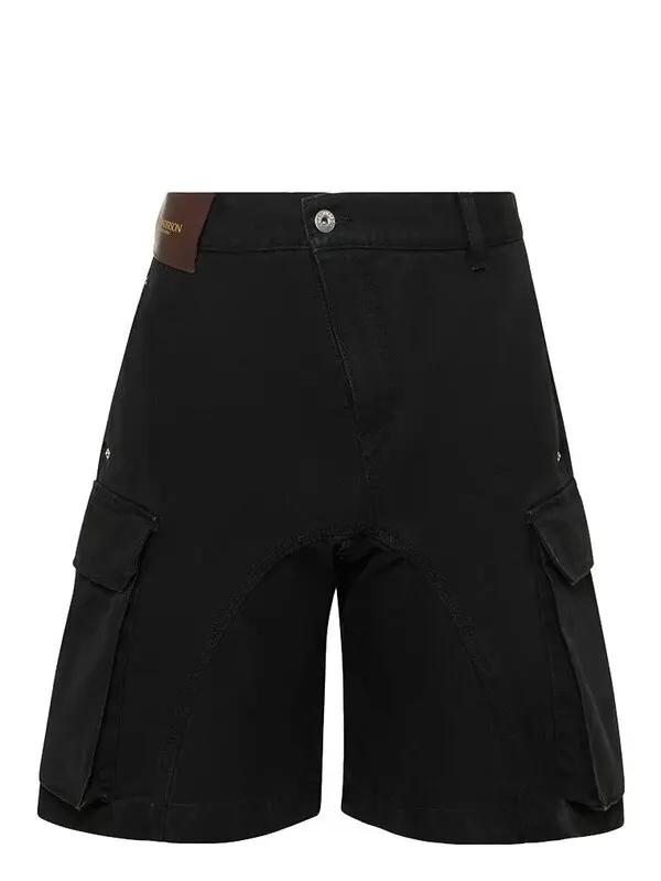 JW Anderson Twisted Patch Pocket Short - Black