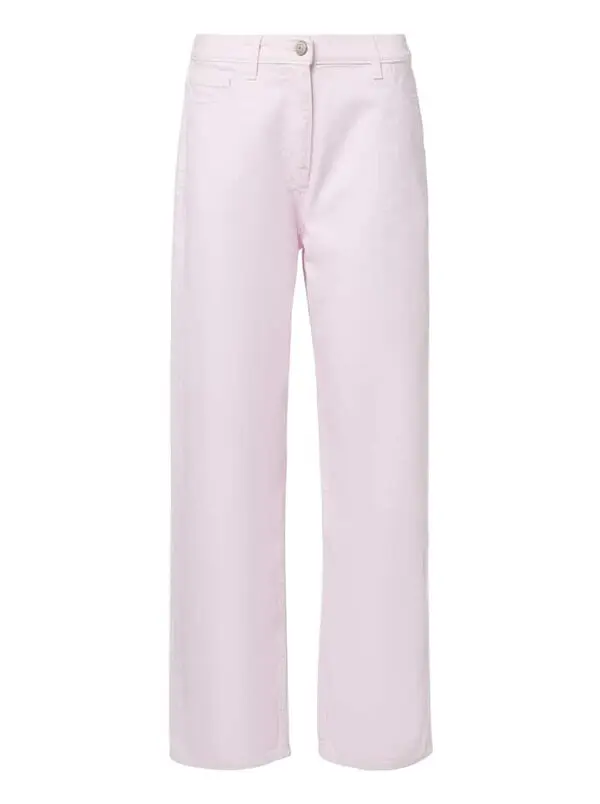 Magda Butrym Mid-rise Wide-leg Jeans - Pink