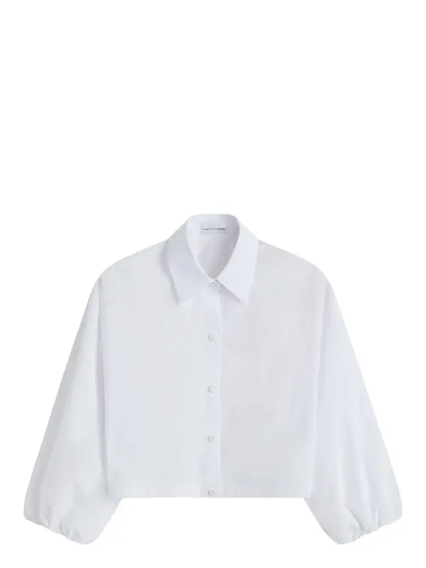 Scanlan Theodore Parachute Cotton Gather Shirt - White