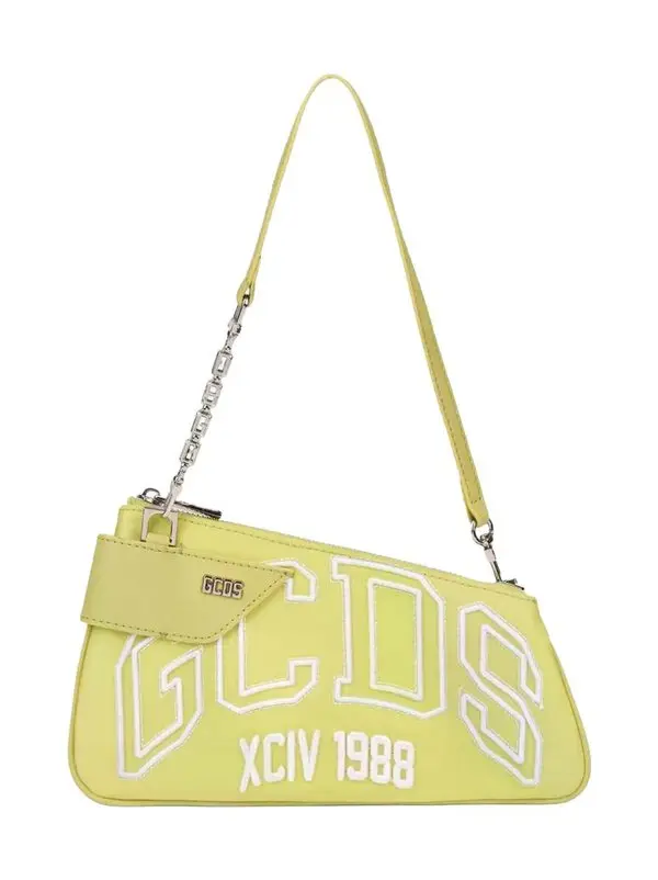 Gcds Comma Notte Shoulder Bag - Yellow