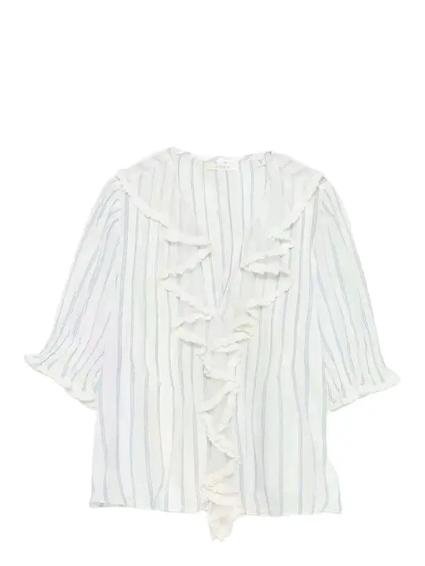 DÔEN Henri Striped Blouse - Neutrals