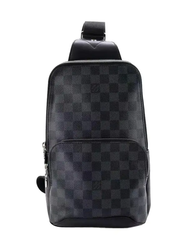 LOUIS VUITTON Avenue Sling Bag Damier Graphite - Black