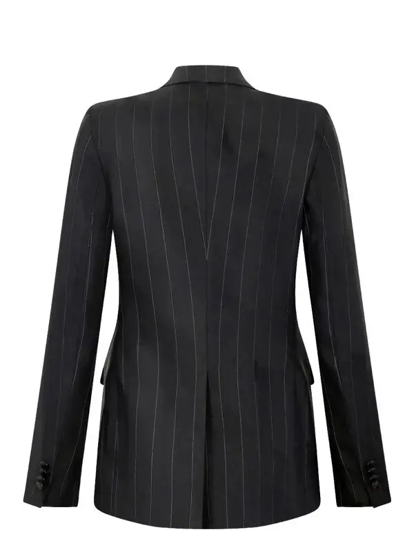 Tagliatore Double-breasted Pinstripe Blazer - Blue